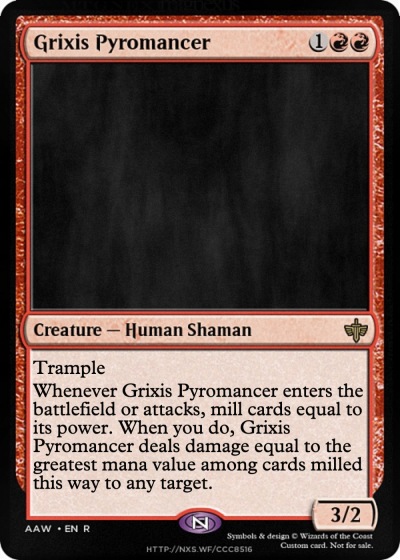 MTGNexus - Grixis Pyromancer