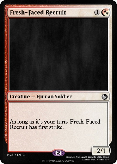 MTGNexus - Fresh-Faced Recruit