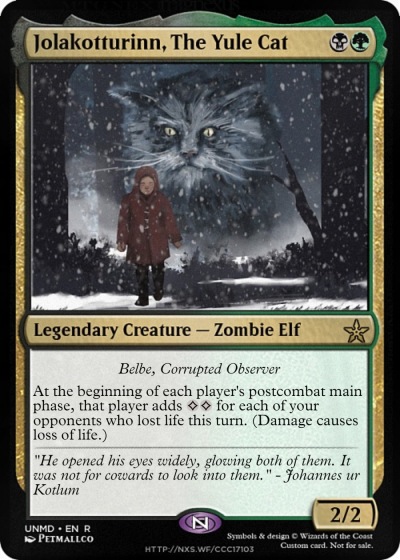 MTGNexus - Jolakotturinn, The Yule Cat