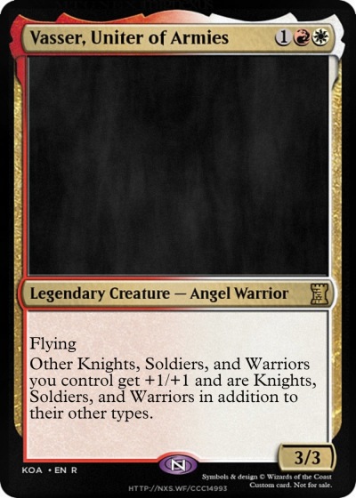 MTGNexus - Vasser, Uniter of Armies