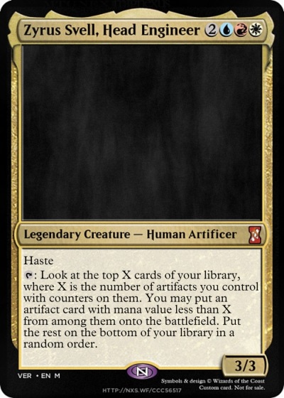 MTGNexus - Zyrus Svell, Head Engineer