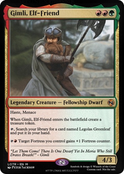 MTGNexus - Gimli, Elf-Friend