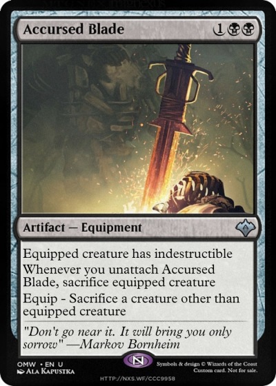 MTGNexus - Accursed Blade