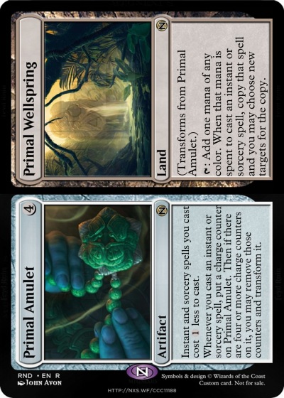 MTGNexus - Primal Amulet // Primal Wellspring