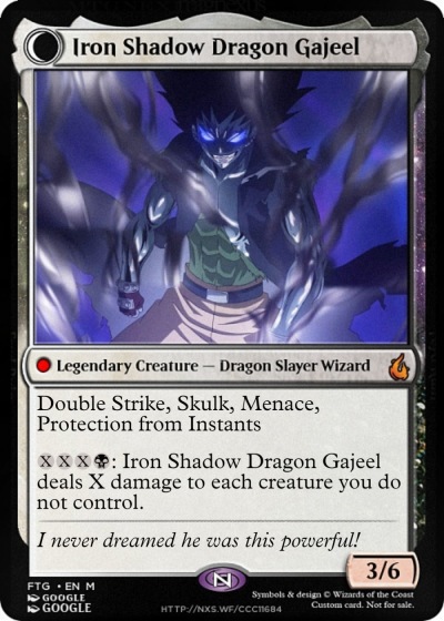Gajeel Shadow Iron Dragon