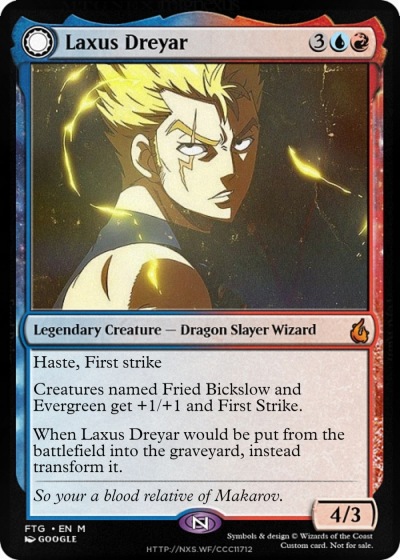MTGNexus - Laxus Dreyar // Red Lightning Laxus