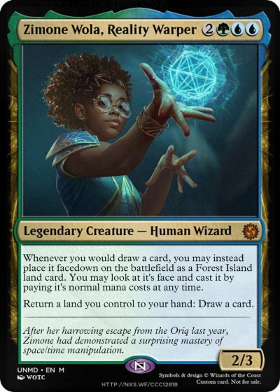 MTGNexus - Zimone Wola, Reality Warper