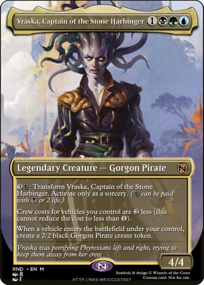 MTGNexus - Vraska, Captain of the Stone Harbinger // Vraska, Mother of Snak