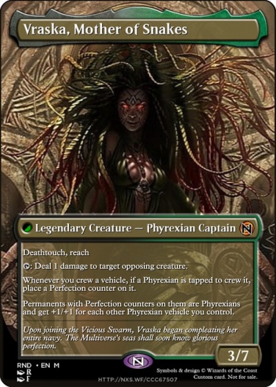 MTGNexus - Vraska, Captain of the Stone Harbinger // Vraska, Mother of Snak