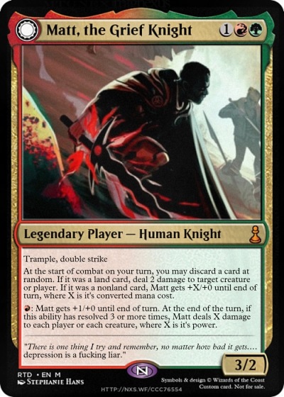 MTGNexus - Matt, the Grief Knight // Matt, the Grief Knight