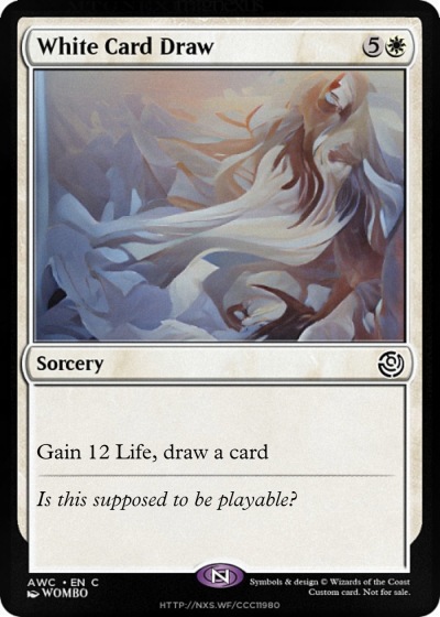 MTGNexus - White Card Draw