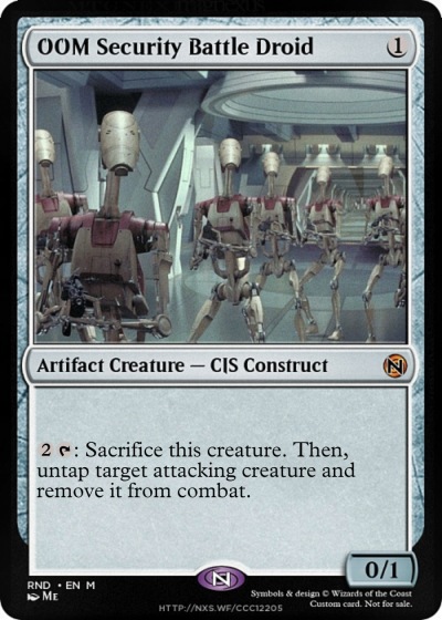 MTGNexus - OOM Security Battle Droid