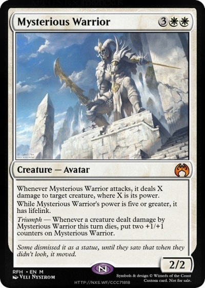 MTGNexus - Mysterious Warrior