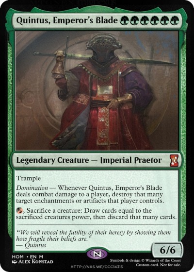 MTGNexus - Quintus, Emperor's Blade