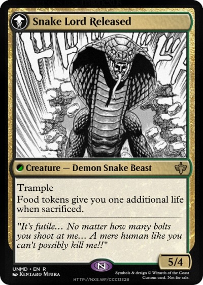 MTGNexus - Lord of Koka Castle // Snake Lord Released