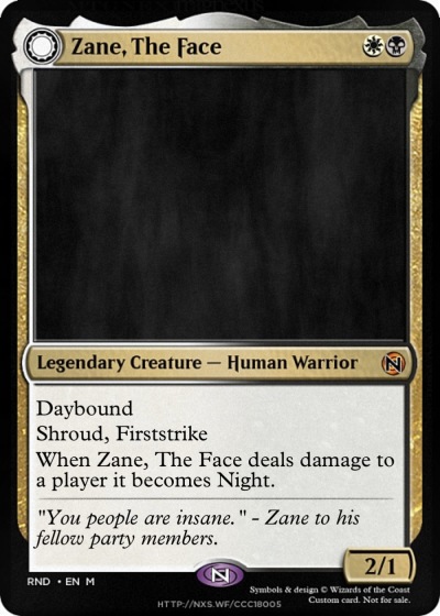 MTGNexus - Zane, The Face // Mr. Sharp, The Shadow