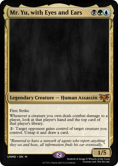 MTGNexus - Mr. Yu, with Eyes and Ears