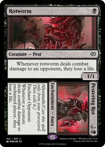 MTGNexus - Rotworm // Pestering Rot
