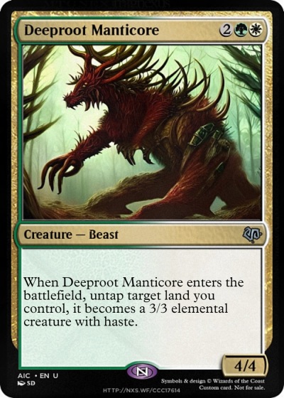 MTGNexus - Deeproot Manticore