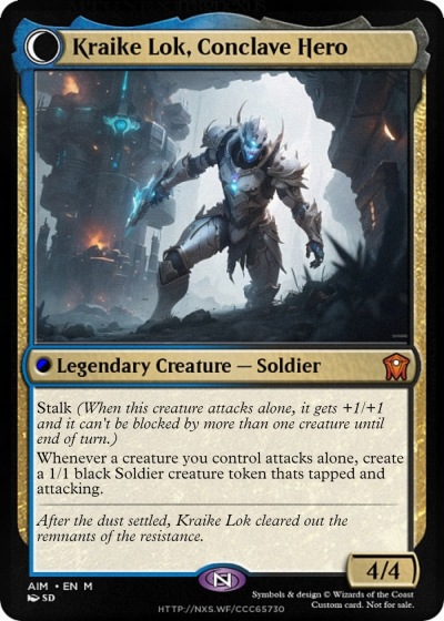 MTGNexus - Conclave Orbital Invasion // Kraike Lok, Conclave Hero
