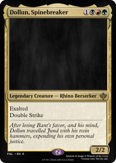 MTGNexus - Dollun, Spinebreaker