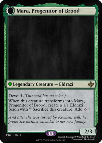MTGNexus - Mara, Staver of Brood // Mara, Progenitor of Brood