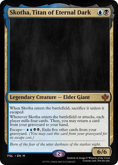 MTGNexus - Skotha, Titan of Eternal Dark