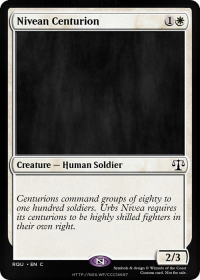 MTGNexus - Nivean Centurion