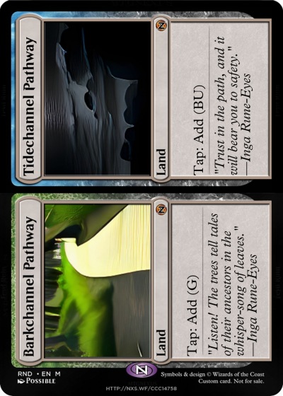 MTGNexus - Barkchannel Pathway // Tidechannel Pathway