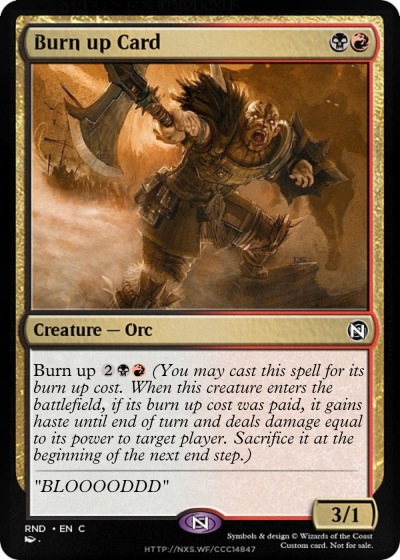 MTGNexus - Burn up Card