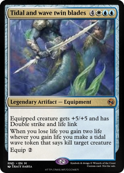MTGNexus - Tidal and wave twin blades