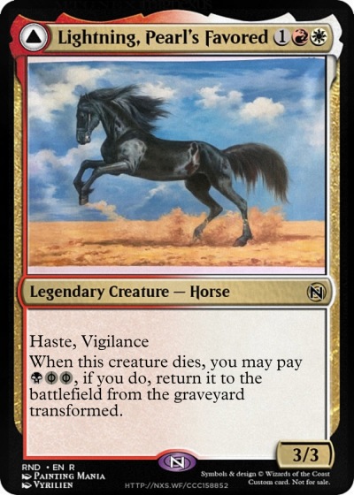 MTGNexus - Lightning, Pearl's Favored // Lightning, Pearl's Chosen