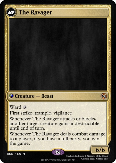MTGNexus - The Raid // The Ravager