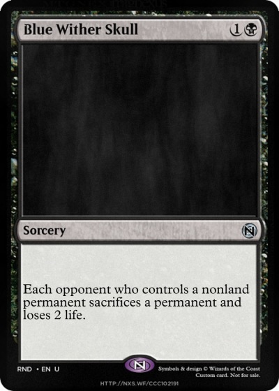 MTGNexus - Blue Wither Skull