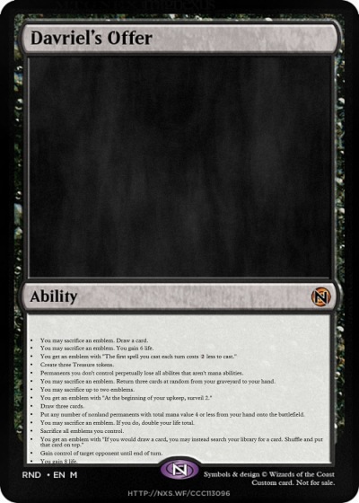 MTGNexus - Davriel's Offer