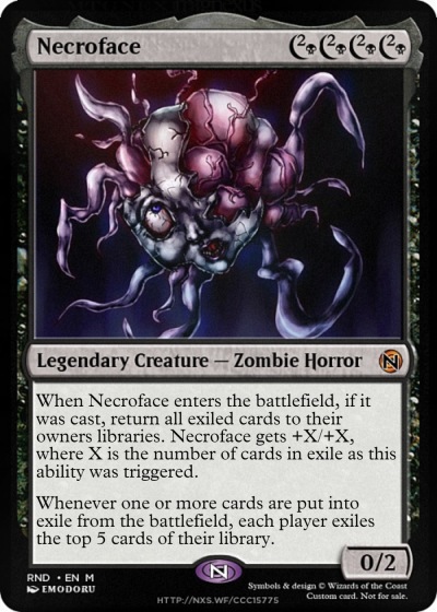 Necroface PRE ORDER: Megalomaria Unlimited Universe Necro Face