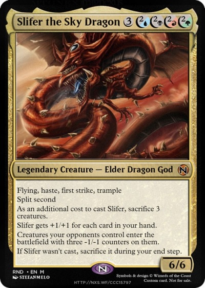 Slifer The Sky Dragon Card Real