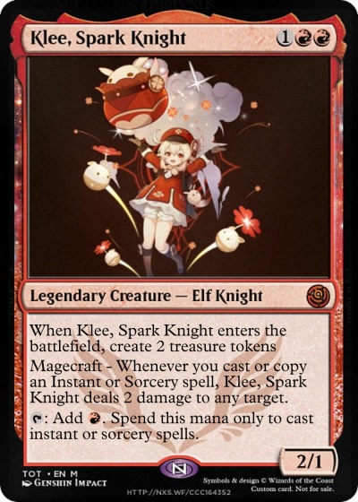 MTGNexus - Klee, Spark Knight