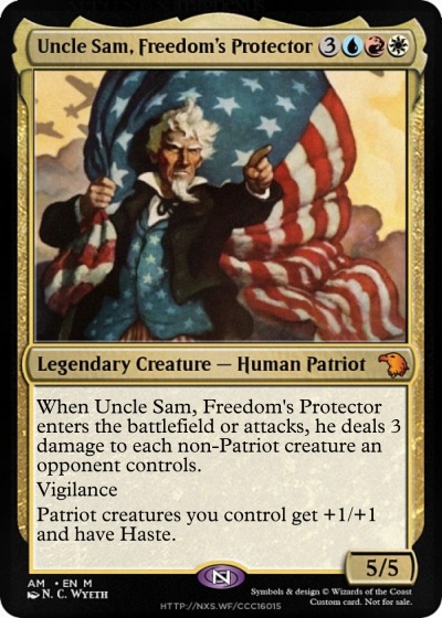 MTGNexus - Uncle Sam, Freedom's Protector