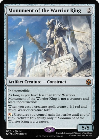 MTGNexus - Monument of the Warrior King