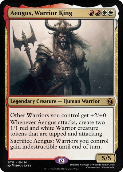 MTGNexus - Aengus, Warrior King