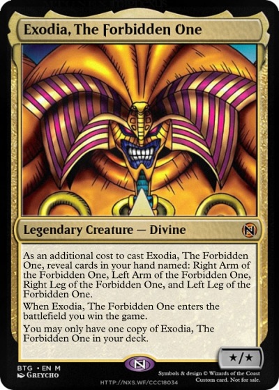 MTGNexus - Exodia, The Forbidden One