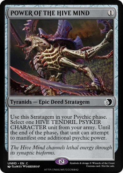 MTGNexus - POWER OF THE HIVE MIND