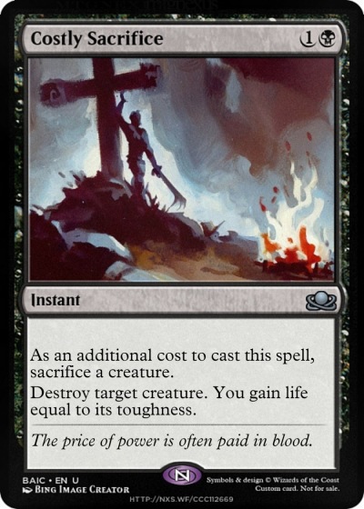 MTGNexus - Costly Sacrifice