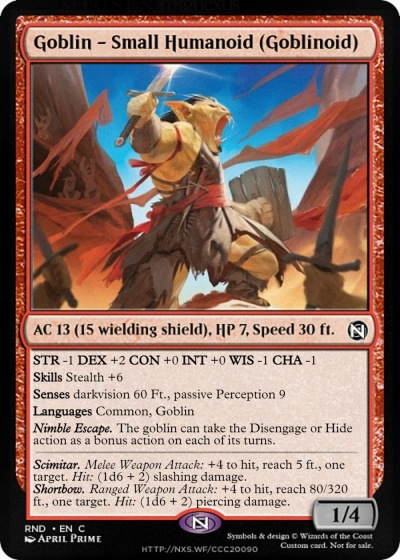 MTGNexus - Goblin - Small Humanoid (Goblinoid)