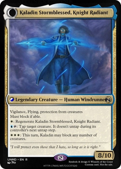 MTGNexus - Kaladin Stormblessed // Kaladin Stormblessed, Knight Radiant
