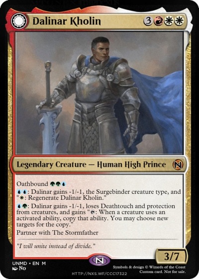 MTGNexus - Dalinar Kholin // Dalinar Kholin, Radiant King