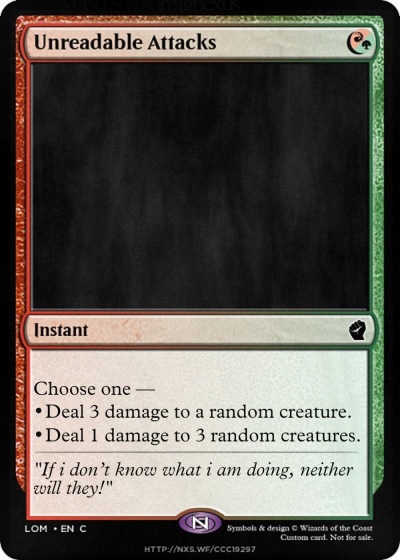 MTGNexus - Unreadable Attacks