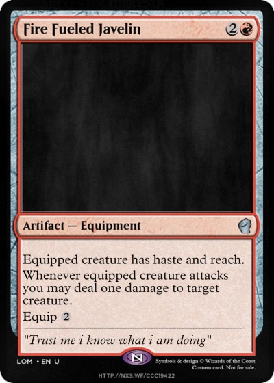 MTGNexus - Fire Fueled Javelin