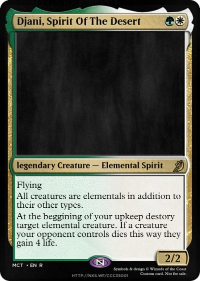 MTGNexus - Djani, Spirit Of The Desert